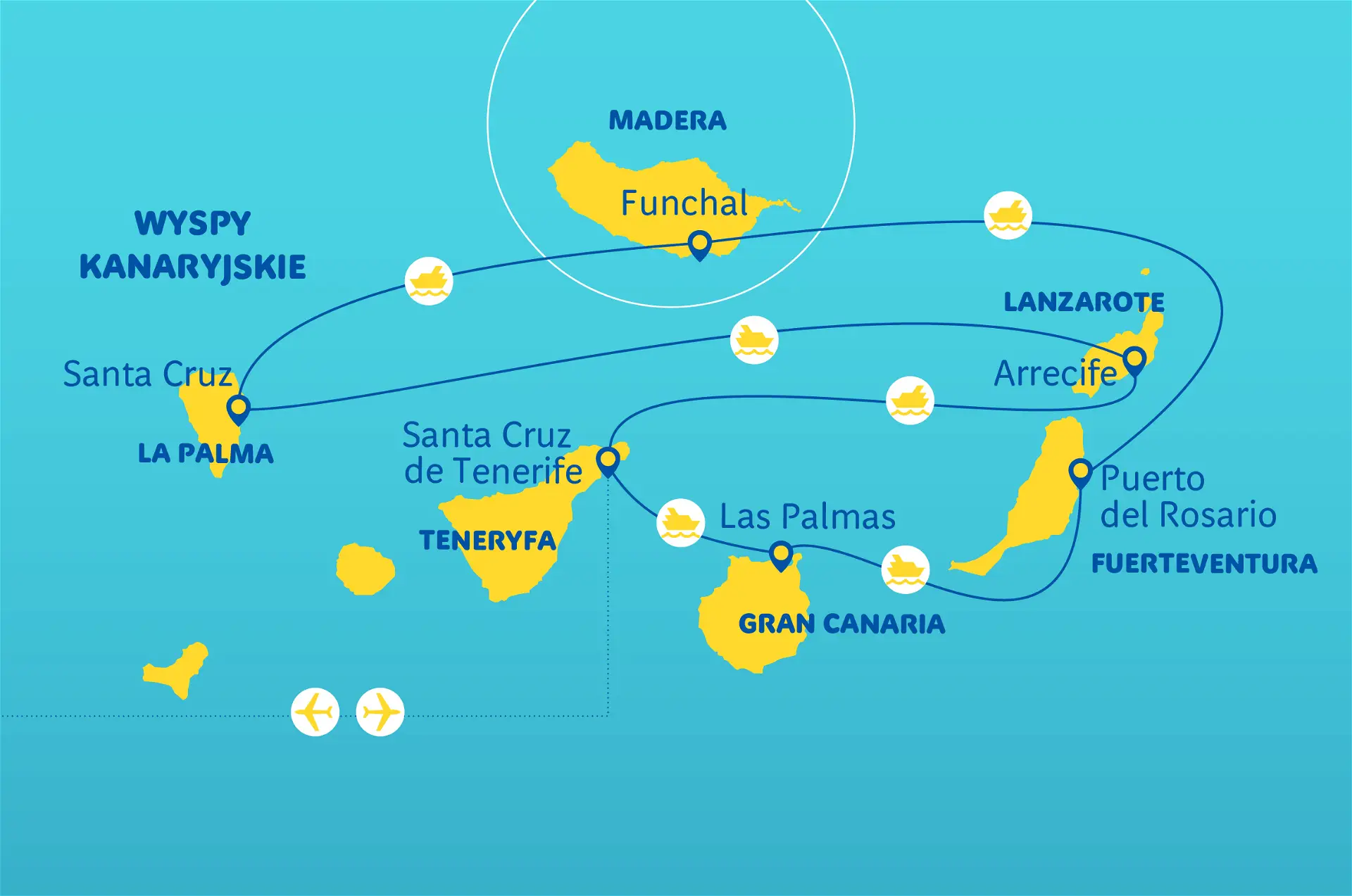 Rejs po Kanarach i Maderze zimą 2024/2025 | Traveligo